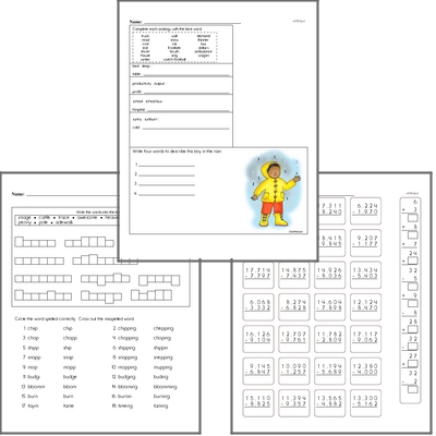 4th grade Homework Workbooks for December | edHelper