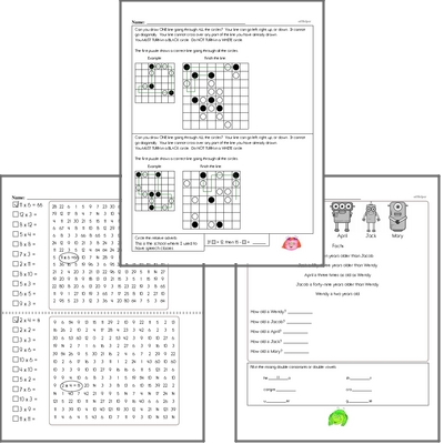 4th grade Homework Workbooks for May | edHelper