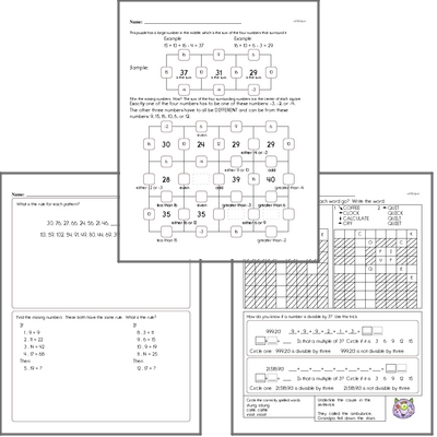 4th grade Homework Workbooks for June | edHelper