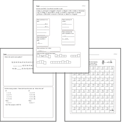 4th grade Homework Workbooks for September | edHelper