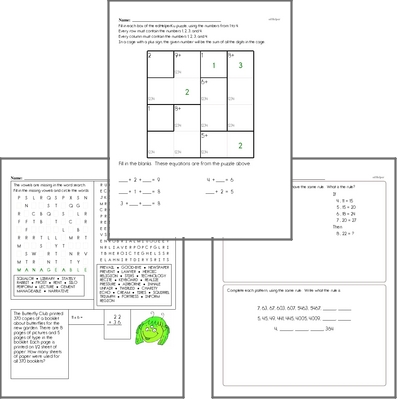 5th grade Homework Workbooks for February | edHelper