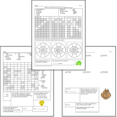 5th grade Homework Workbooks for June | edHelper