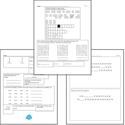 5th grade Homework Workbooks for August | edHelper