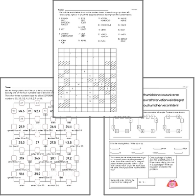 6th grade Homework Workbooks for March | edHelper