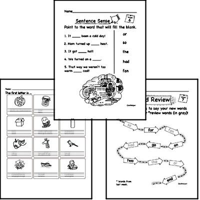 Kindergarten Spelling, Vocabulary, and Word Study Workbooks for July ...