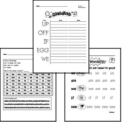 Kindergarten Spelling, Vocabulary, and Word Study Workbooks for ...
