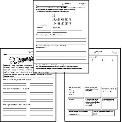 Fifth Grade Spelling, Vocabulary, and Word Study Workbooks for August ...