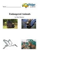 Read and Write Book: Endangered Animals