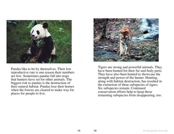 Read and Write Book: Endangered Animals