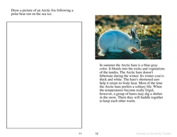 Read and Write Book: Animals on the Arctic Tundra