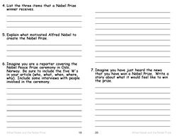 Read and Write Book: Alfred Nobel and the Nobel Prize