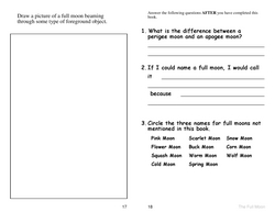 Read and Write Book: The Full Moon