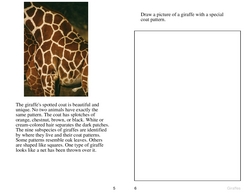 Read and Write Book: Giraffes