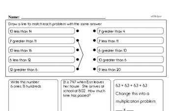Free Third Grade Mental Math PDF Worksheets | edHelper.com