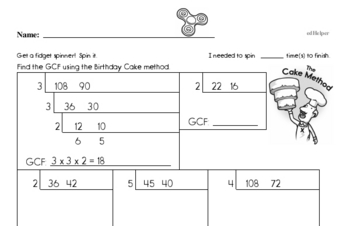 Free Fifth Grade Number Theory PDF Worksheets | edHelper.com